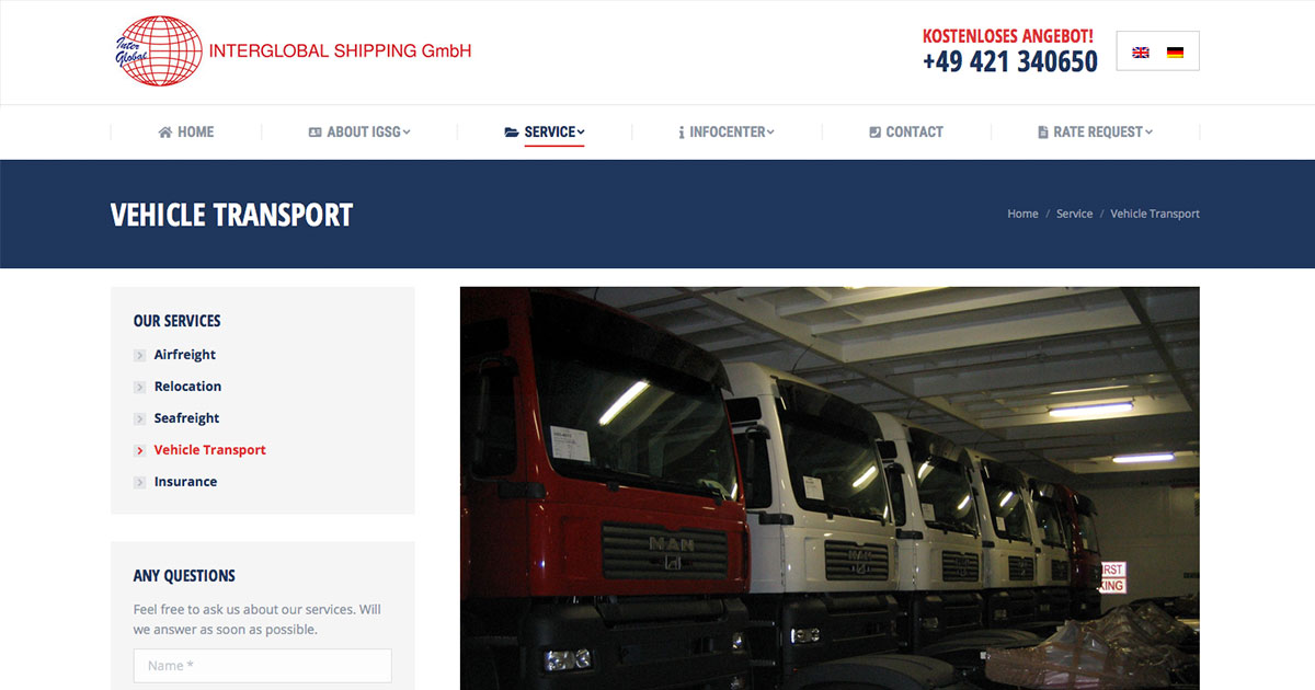 Vehicle Transport | Interglobal Shipping by F.W. Neukirch GmbH & Co. KG